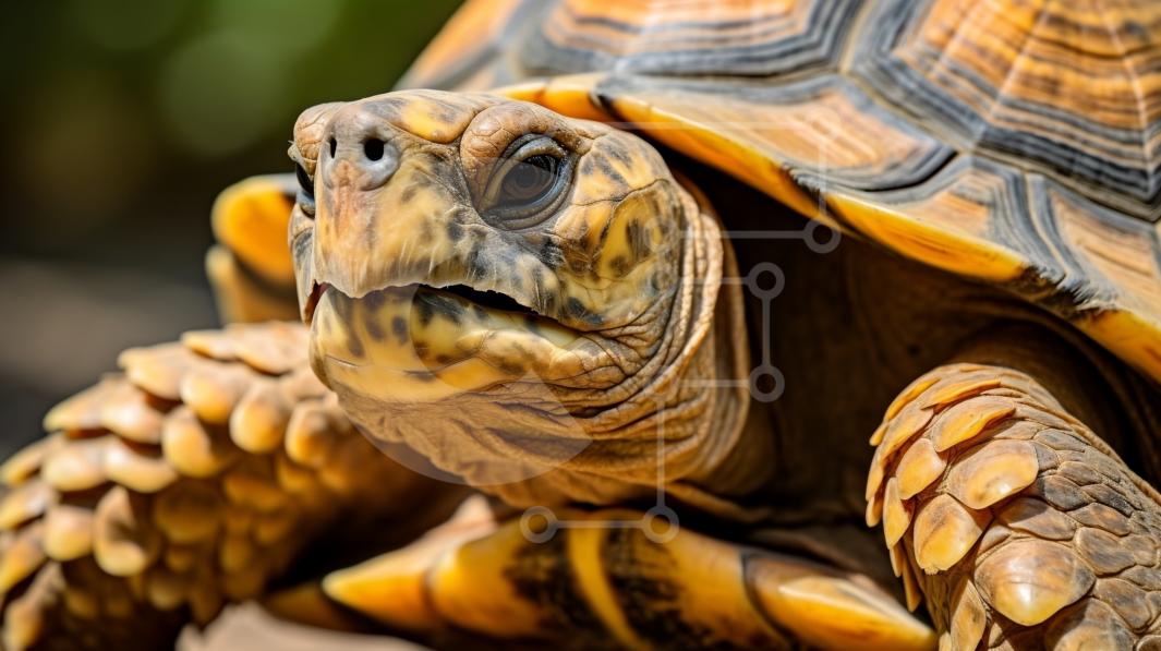 Close-Up View of Turtle's Head stock photo | Creative Fabrica
