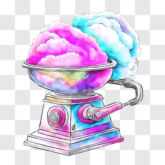 Cotton Candy Machine PNG - Download Free & Premium Transparent Cotton ...