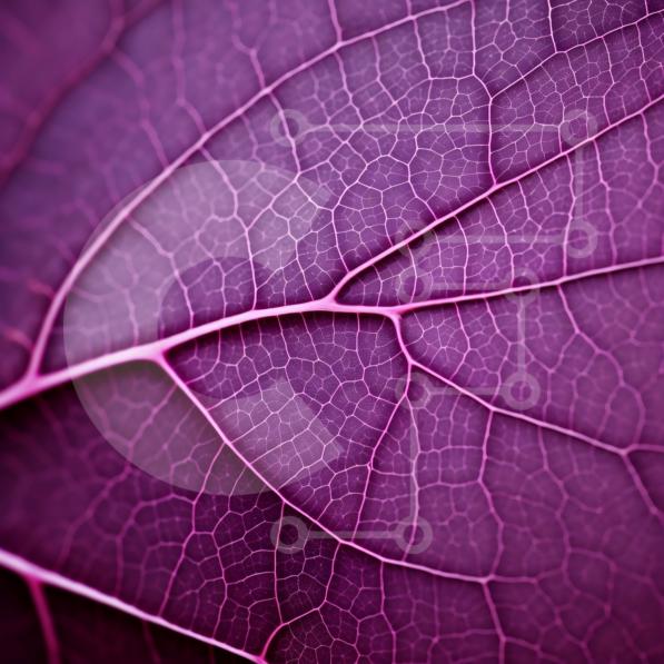 Close-up View of a Purple Leaf with Intricate Veins stock photo ...