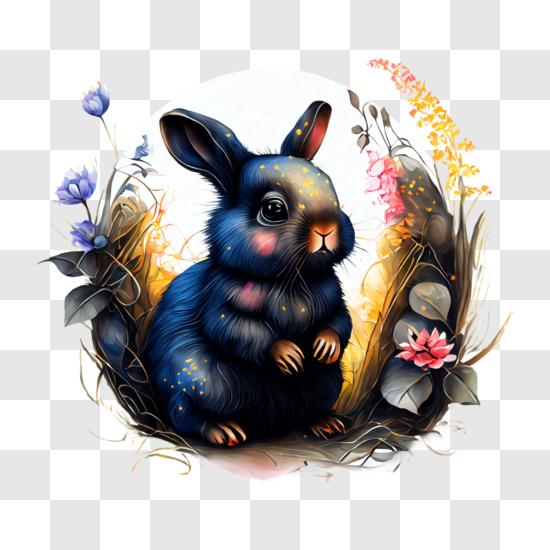 Black Bunny PNG - Download Free & Premium Transparent Black Bunny PNG ...