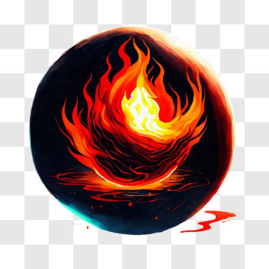 Palla Di Fuoco Sparata Png