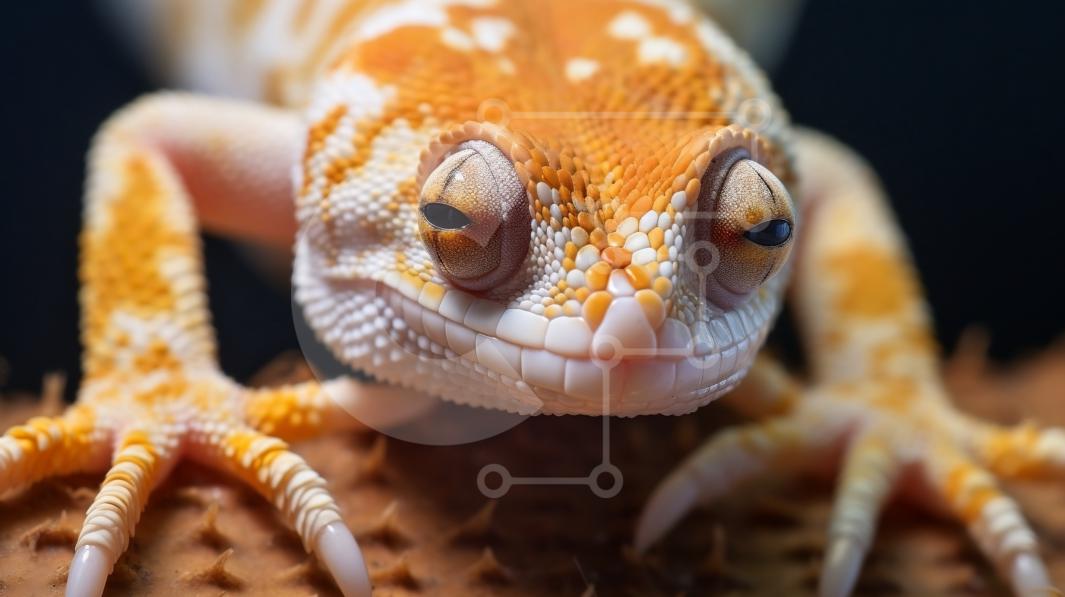 Gecko Lizard Close-up View stock photo | Creative Fabrica