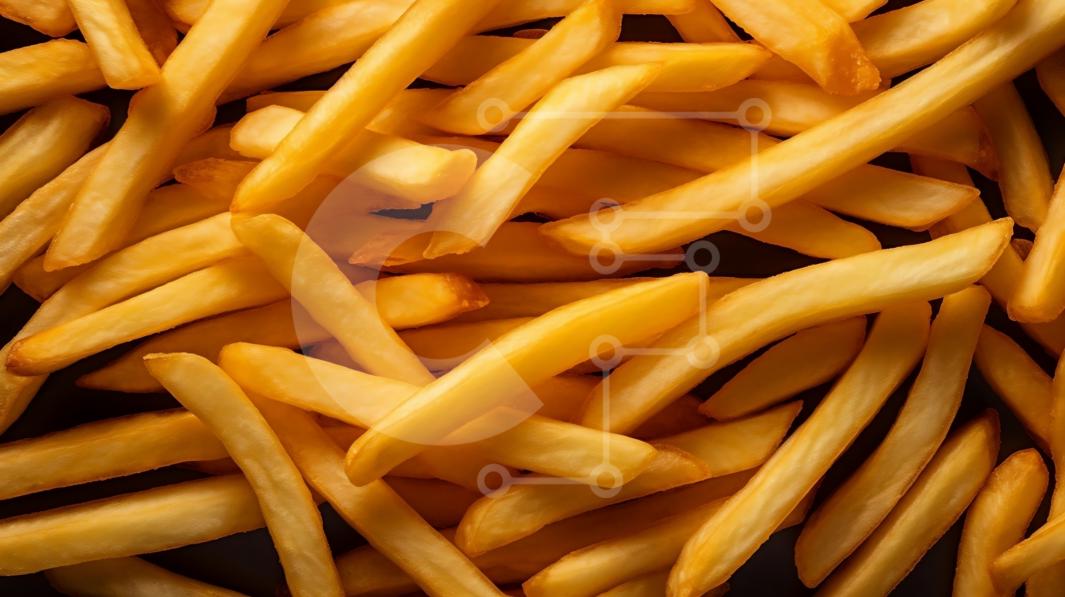 Delicious Pile of French Fries stock photo | Creative Fabrica