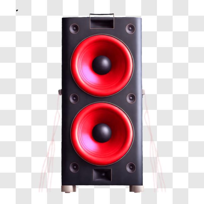 Download Sleek and Modern Speaker System PNG Online - Creative Fabrica