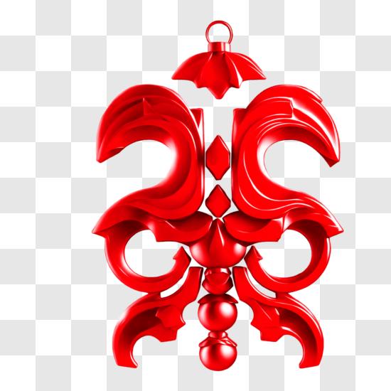 Red Ornament PNG - Download Free & Premium Transparent Red Ornament PNG ...