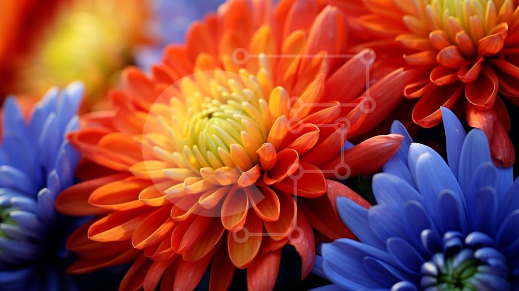 Vibrant Blooming Flowers in a Vase stock photo | Creative Fabrica
