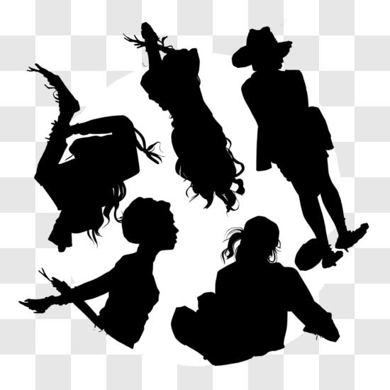 People Silhouette Top View PNG - Download Free & Premium Transparent ...