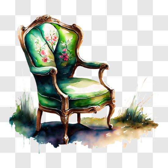 Green Chair PNG - Download Free & Premium Transparent Green Chair PNG ...