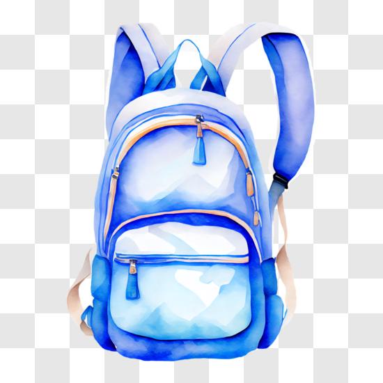 Blue Backpack PNG - Download Free & Premium Transparent Blue Backpack ...