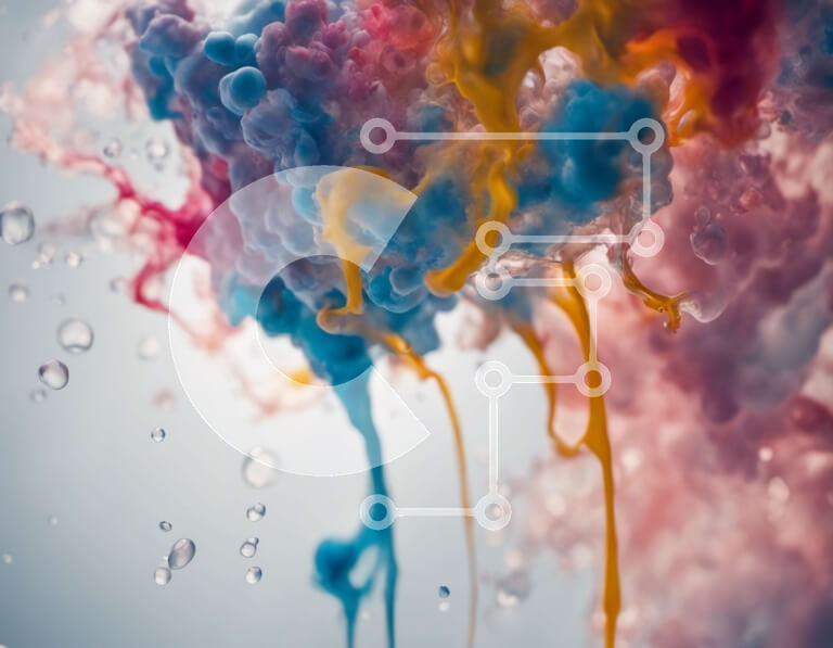 Download Colorful Liquid Pouring into Container - Abstract Photography ...