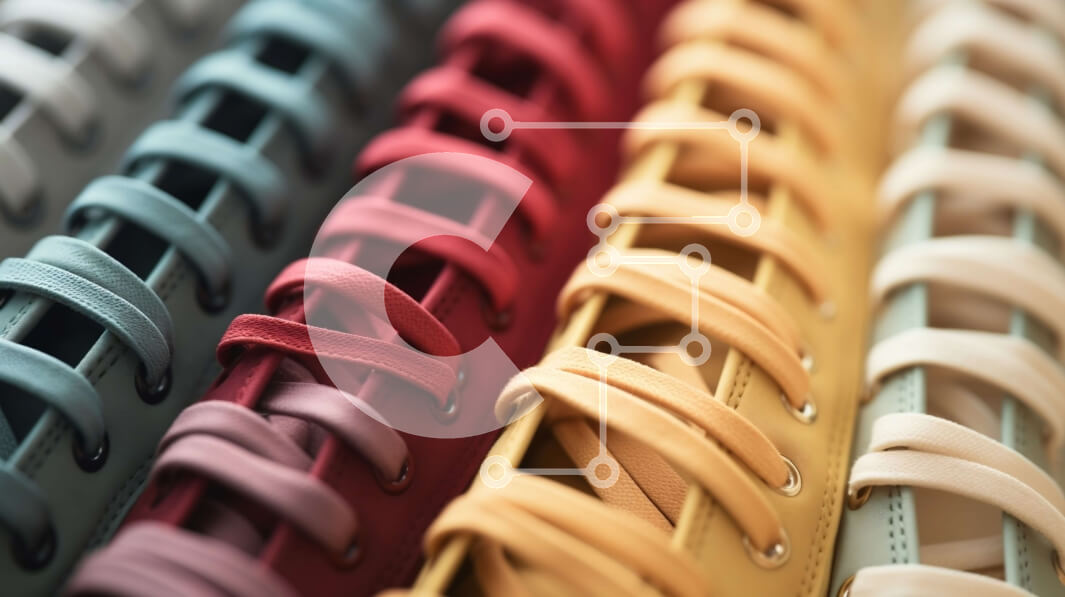 Télécharger Chaussures colorées avec des designs uniques Photos Stock ...