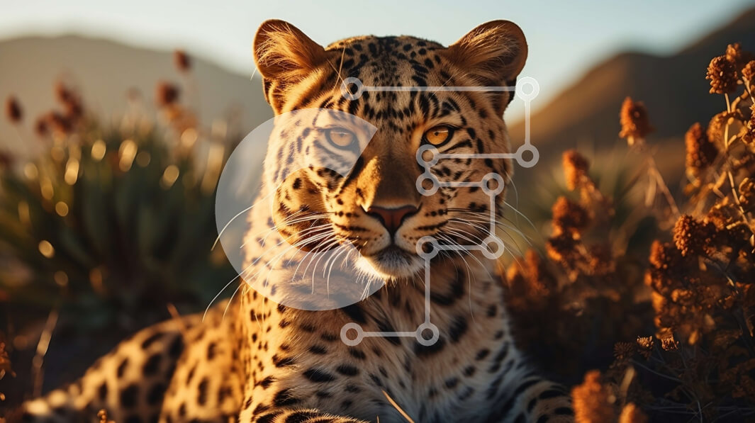 Majestic Leopard in Natural Habitat stock photo | Creative Fabrica
