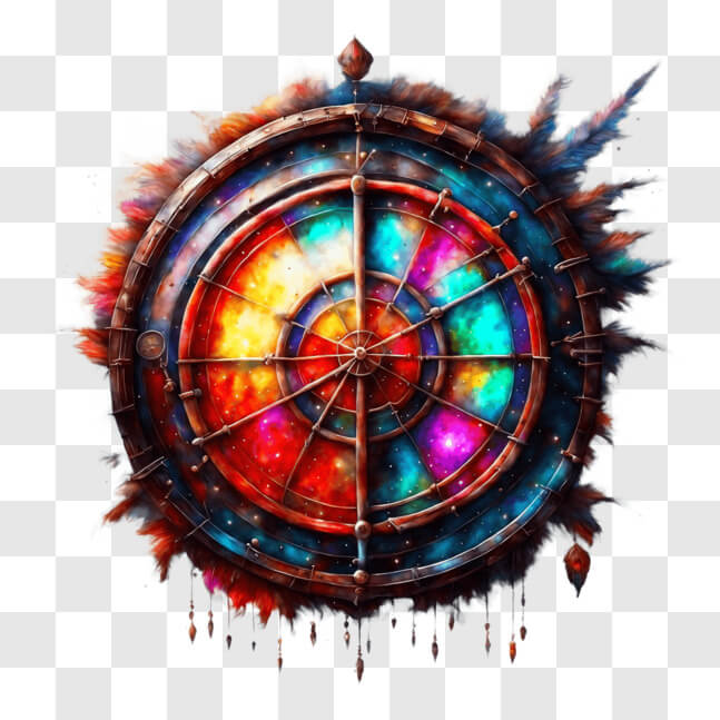 Download Vintage Astrology Wheel with Zodiac Signs and Celestial ...
