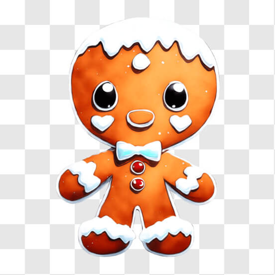 Gingerbread Outline PNG - Download Free & Premium Transparent ...