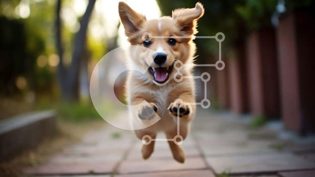 Download Excited Dog Jumping in the Air with Happiness Stockphotos ...