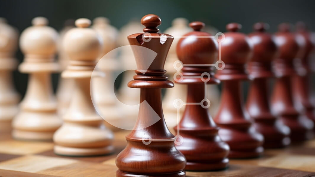 Download Chess Board with White and Black Chess Pieces Stockphotos ...