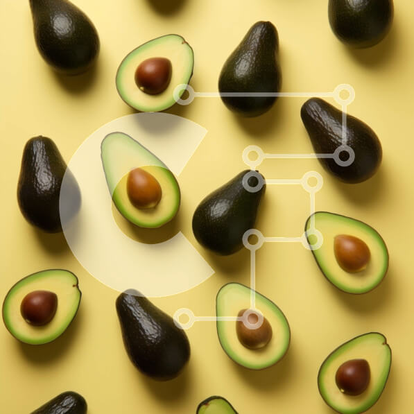 Ripe Avocados: Fresh and Delicious stock photo | Creative Fabrica