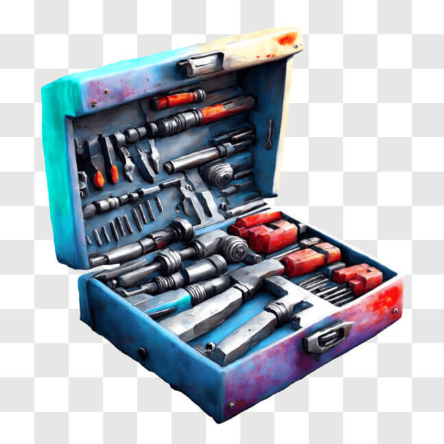 Download Open Toolbox with Wrenches and Screwdrivers PNGs Online ...