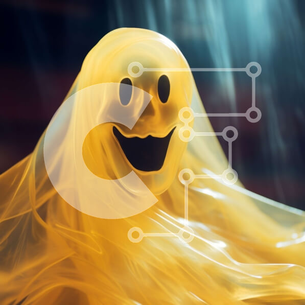 Download Cheerful Yellow Ghost Character Stockphotos Online - Creative ...