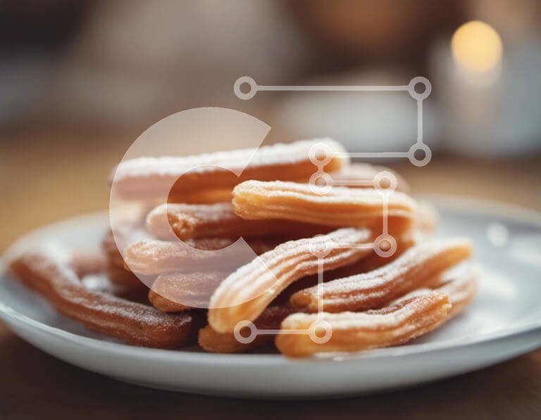 Tasty Sugar-Coated Churros - Authentic Mexican Dessert stock photo ...