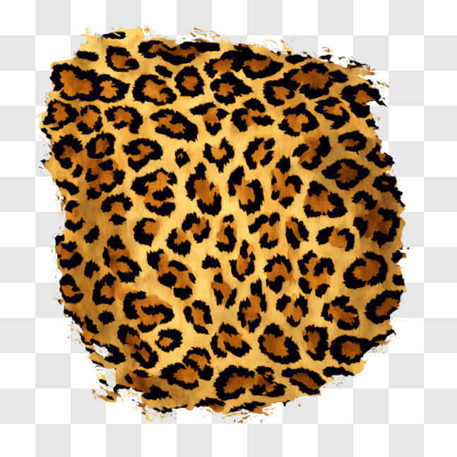 Download Torn Leopard Skin Texture on Black Background PNGs Online ...