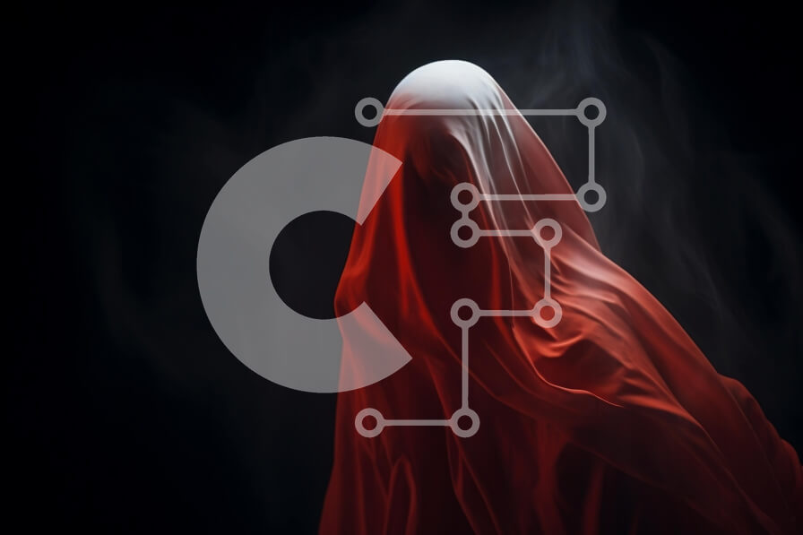 Download Mysterious Red Ghost in the Dark with Smoke Stockphotos Online ...