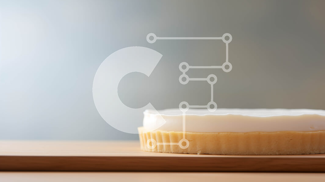 Download Freshly Baked Small White Cake on Unfinished Wooden Board ...