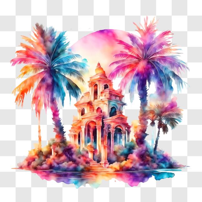 Download Tropical Watercolor Painting for Home and Office Decor PNGs ...