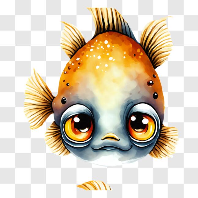Download Cartoon Fish Sitting on Each Other PNGs Online - Creative Fabrica