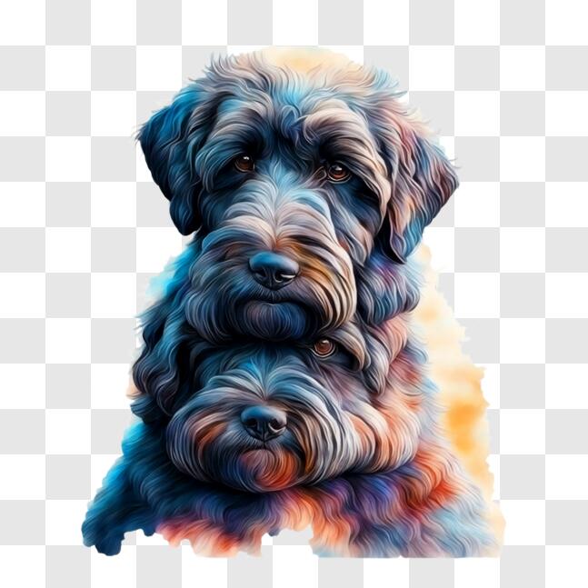 Download Two Dogs Stacked on Top of Each Other PNGs Online - Creative ...