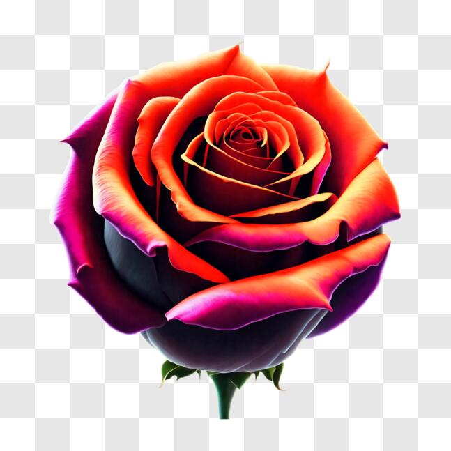 Download Vibrant Blooming Rose Close Up PNGs Online - Creative Fabrica