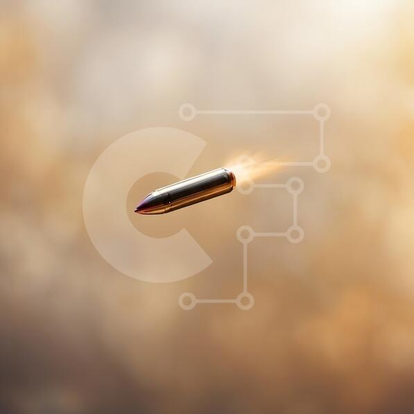 Bullet in Mid-Air stock photo | Creative Fabrica