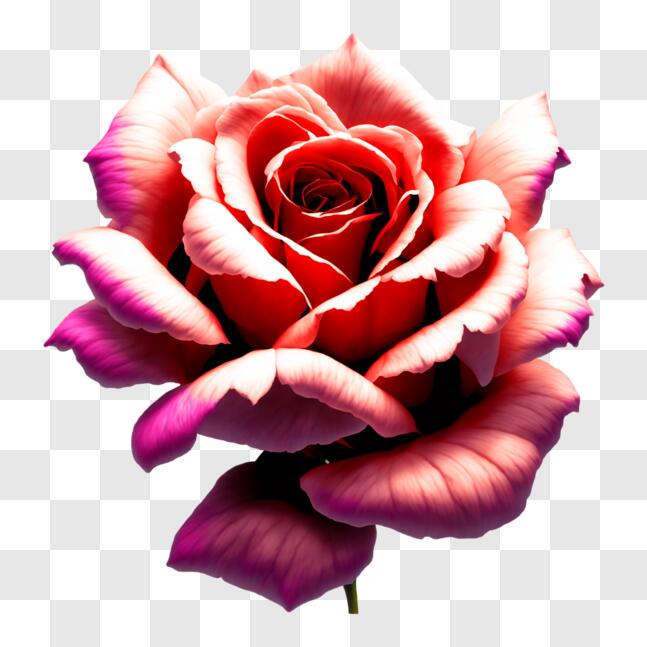 Download Pink Rose with Green Center PNGs Online - Creative Fabrica