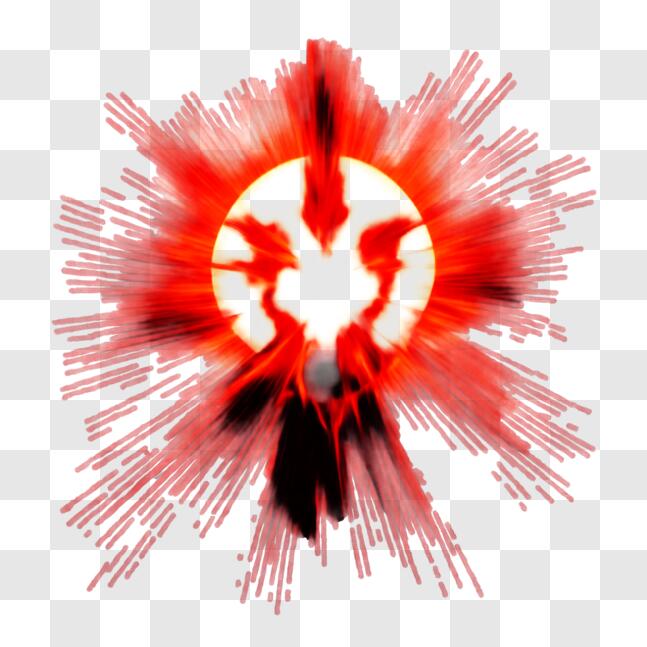 Download Abstract Red Explosion PNG Online - Creative Fabrica