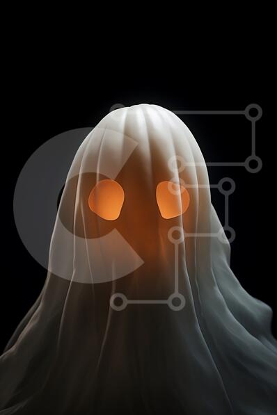 Spooky Ghost Image for Halloween and Celebrations stock photo ...