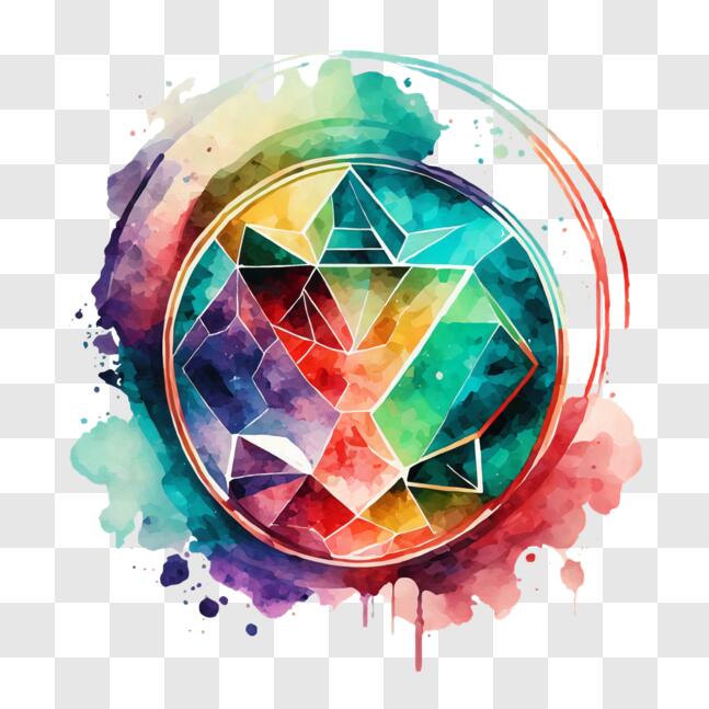 Download Colorful Abstract Geometrical Shape for Meditation and ...