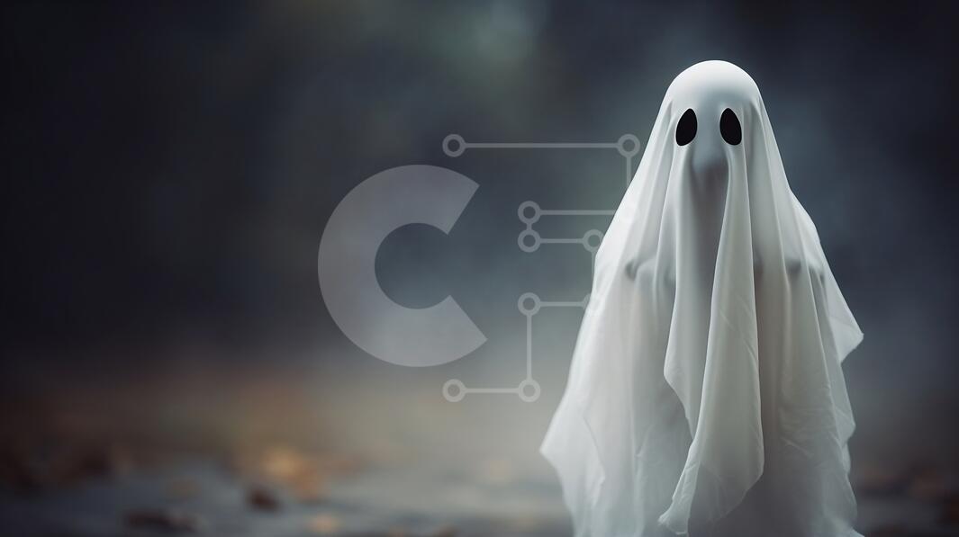 Ghost in the Fog - Halloween Promotion stock photo | Creative Fabrica