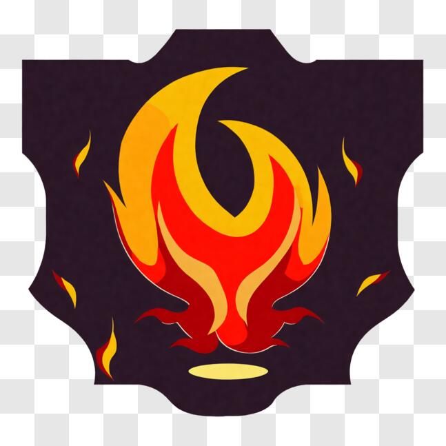 Download Fire Symbol with Flames - Element Logo Design PNGs Online ...