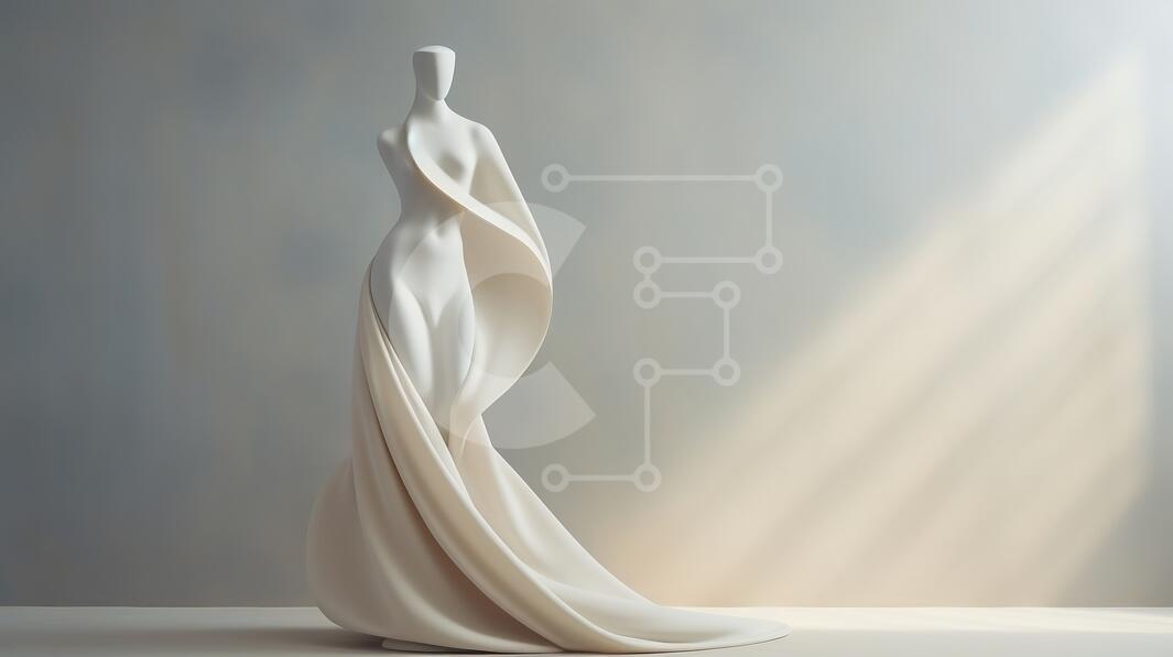 White Mannequin Statue on Display stock photo | Creative Fabrica