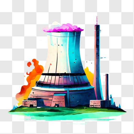 Nuclear Plant Clip Art