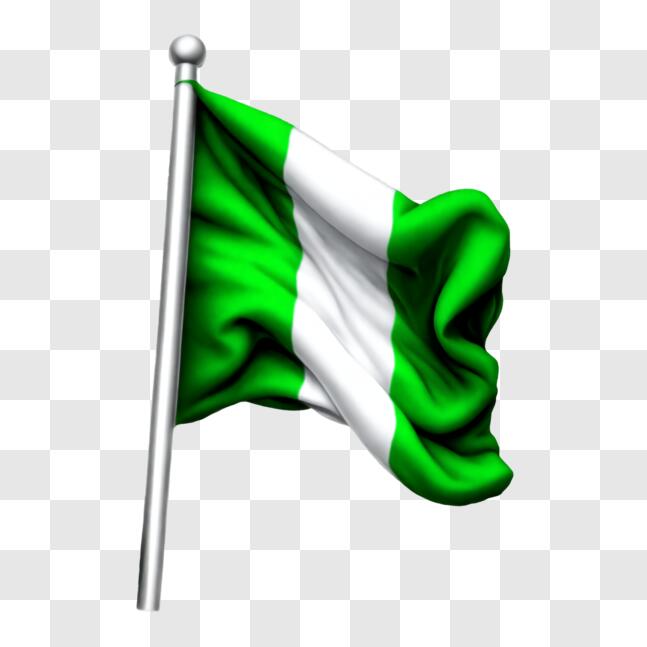 Descarga Bandera Verde y Blanca a Rayas PNG En Línea - Creative Fabrica