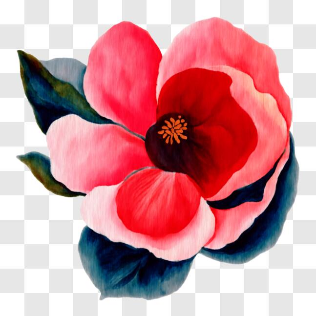 Download Close-up of a Pink Flower in Full Bloom PNGs Online - Creative ...