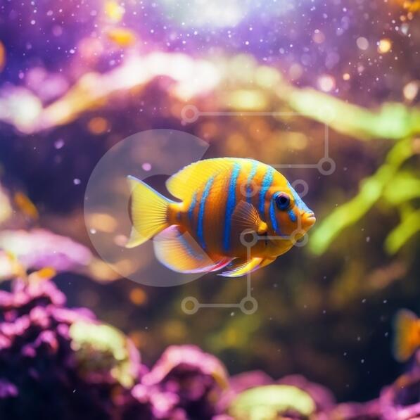 Colorful Fish in Underwater Coral Reef stock photo | Creative Fabrica
