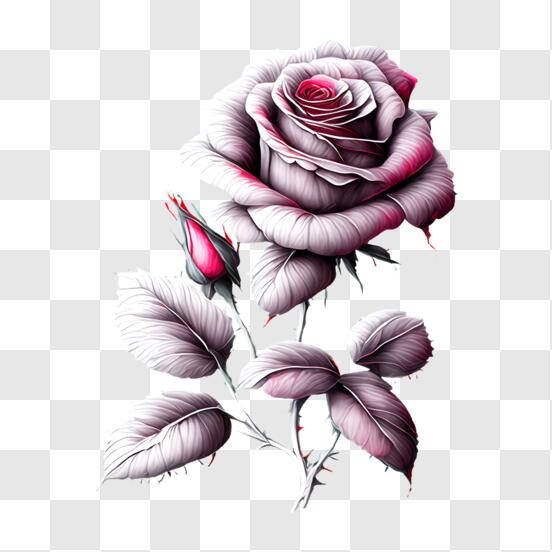 Rose Drawing PNG - Download Free & Premium Transparent Rose Drawing PNG ...
