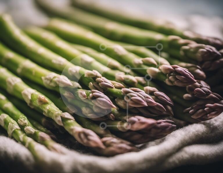 Freshly Harvested Green Asparagus Spears stock photo | Creative Fabrica