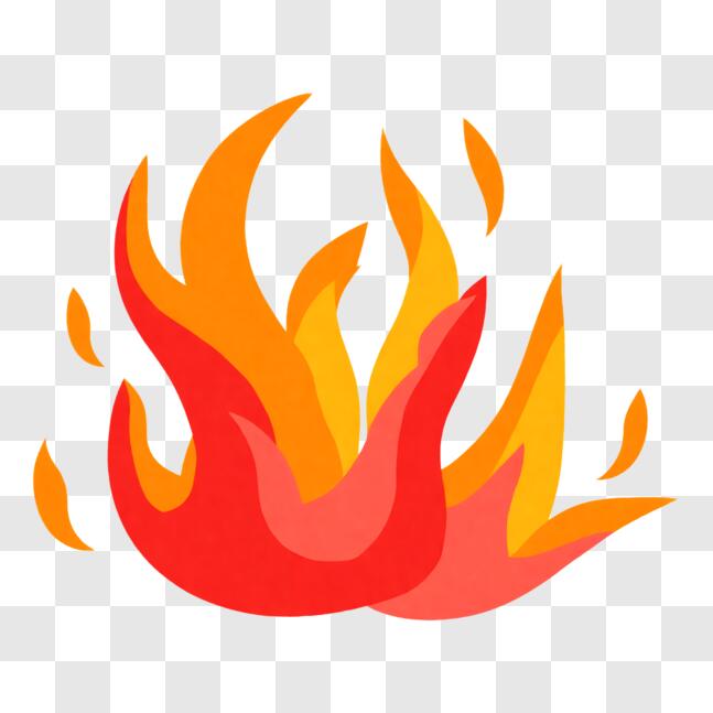 Download Fire Flame Icon for Fire Safety and Prevention PNGs Online ...