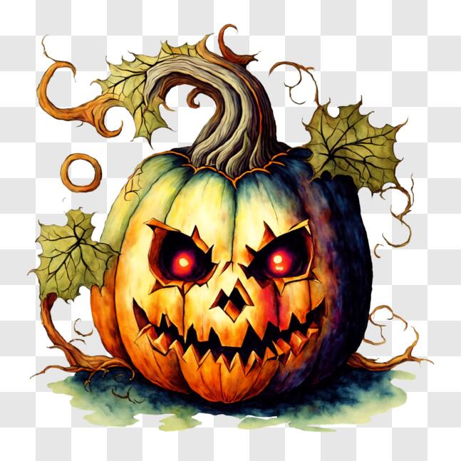 Download Halloween Pompoen Decoratie PNG online op Creative Fabrica