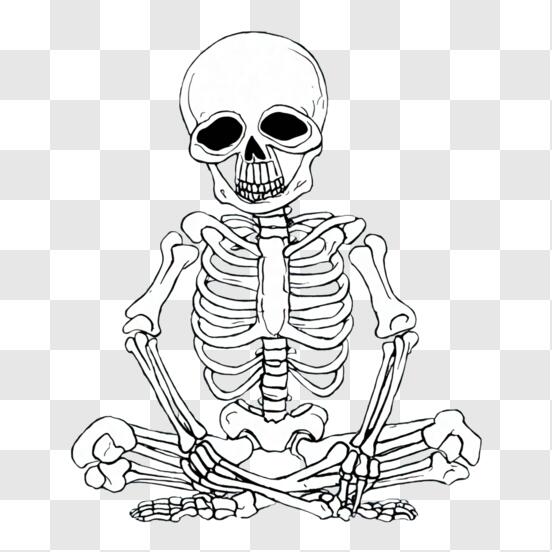 Download Skeleton Doing Handstand Pose PNGs Online - Creative Fabrica