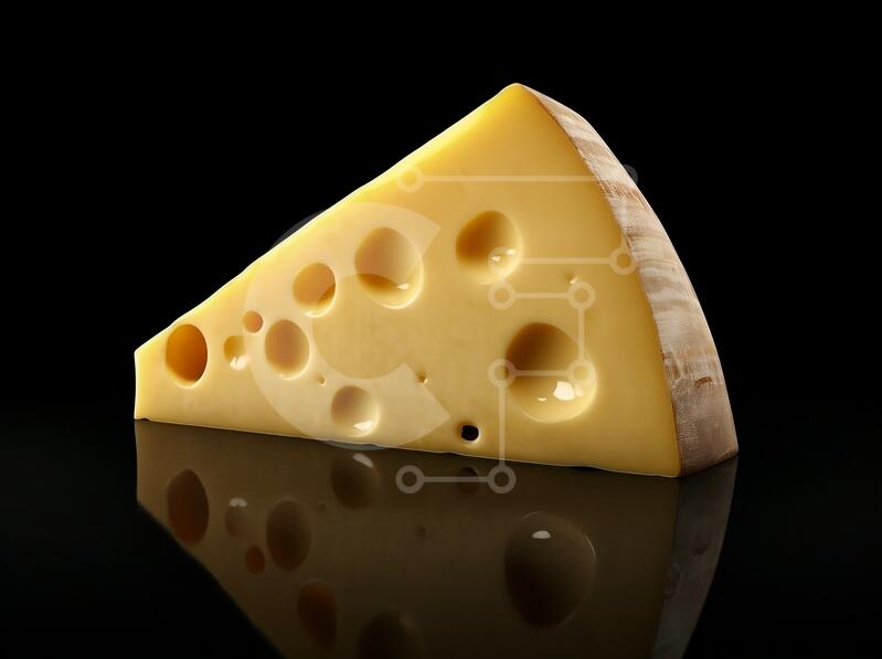 Delicious Piece of Cheese stock photo | Creative Fabrica