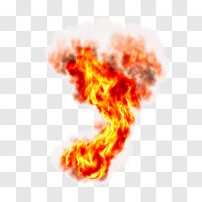 Download S-shaped Fireball for Science and Technology Concepts PNGs ...